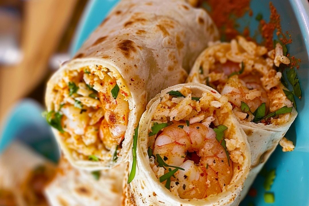 Old Bay Shrimp Burritos 🌯 | Easy, Simple, Protein-Packed