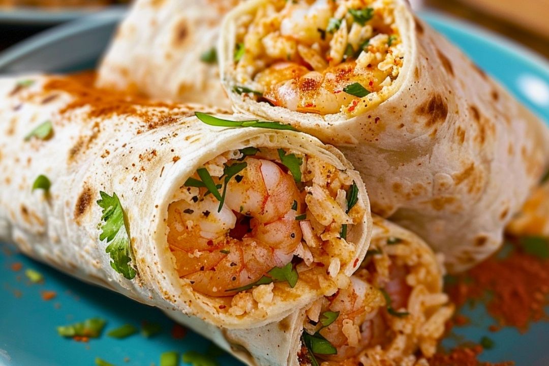 Old Bay Shrimp Burritos 🌯 | Easy, Simple, Protein-Packed