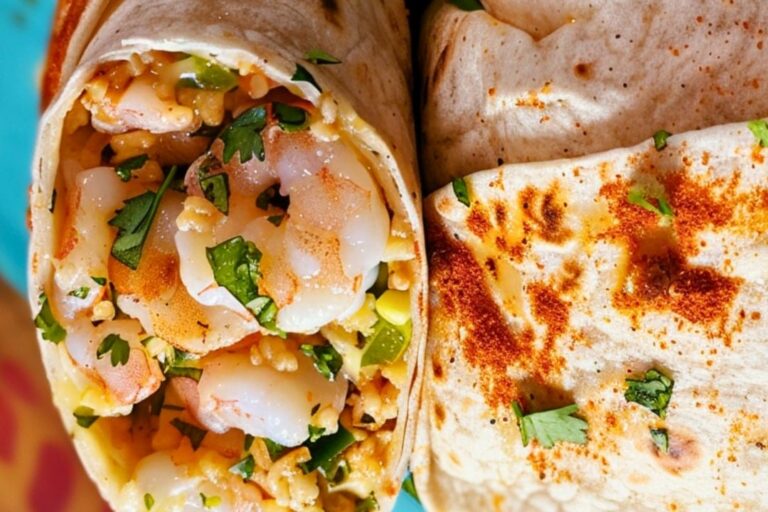 Old Bay Shrimp Burritos 🌯 | Easy, Simple, Protein-Packed