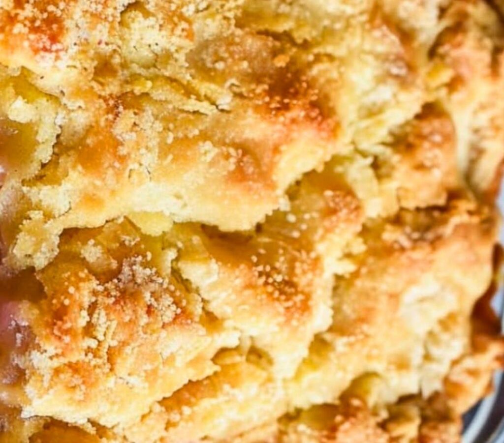 Easy Rhubarb Dump Cake 🍓 | No Jello, Just Fresh Fruit & Yellow Cake Mix